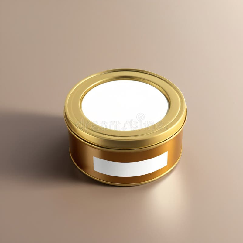 Container of Coffee Powder, Empty Blank Generic Product Packaging ...