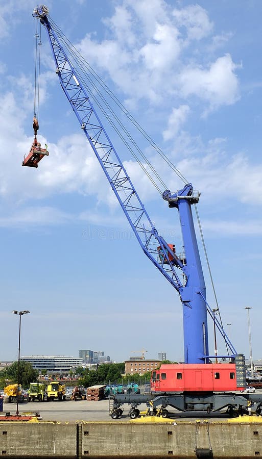 Container crane stock image. Image of harbor, engineering - 37519653