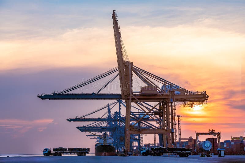 Container Cargo Freight Containers Cargo Containers in Port Container ...