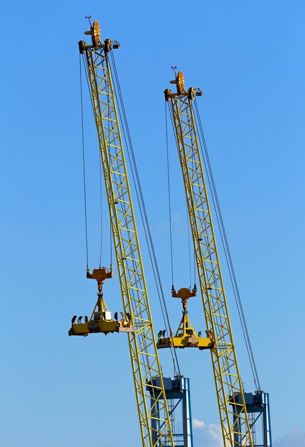 Container crane stock image. Image of shipping, clear - 34364341
