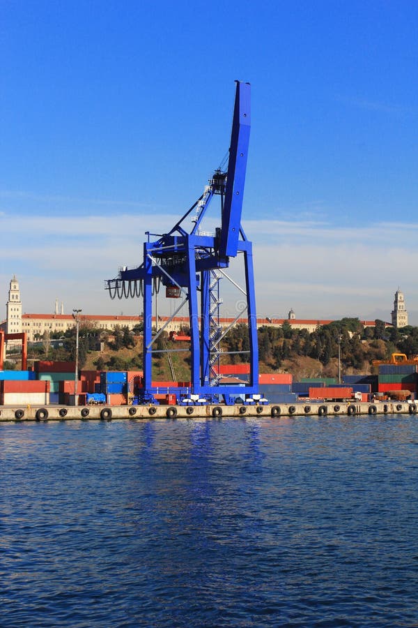 Container Crane stock photo. Image of export, discharging - 36407278