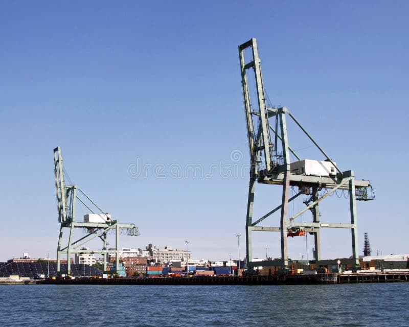 Container Cranes stock photo. Image of load, lifting, industrial - 9740844