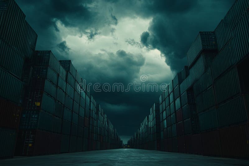 Container Deadlock the Invisible War of Tariffs. Silence at the Docks ...