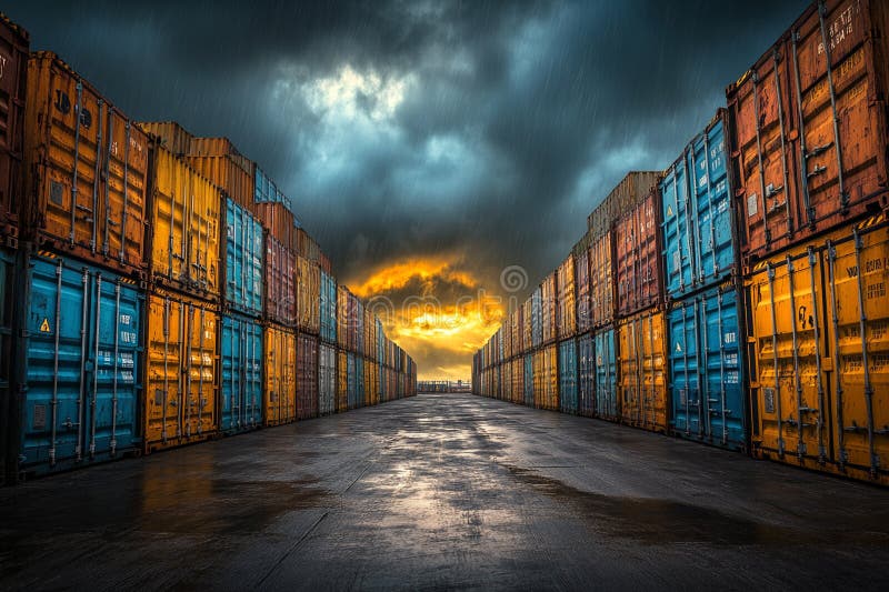 Container Deadlock the Invisible War of Tariffs. Silence at the Docks ...
