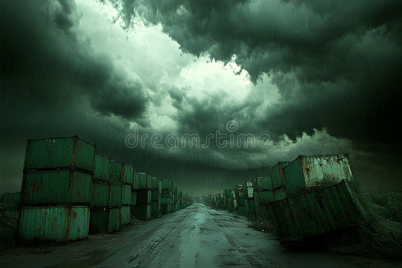 Container Deadlock the Invisible War of Tariffs. Silence at the Docks ...