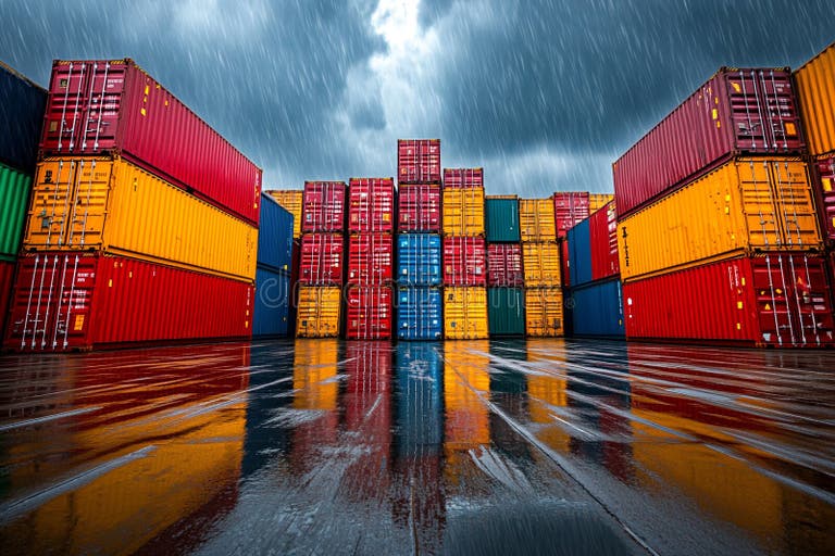 Container Deadlock the Invisible War of Tariffs. Silence at the Docks ...