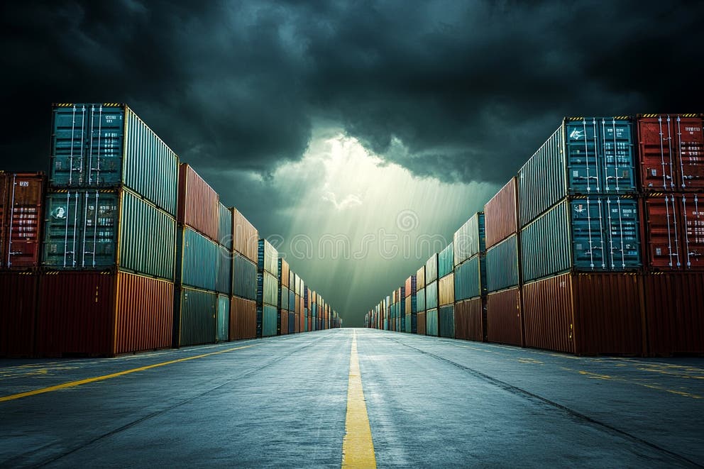 Container Deadlock the Invisible War of Tariffs. Silence at the Docks ...