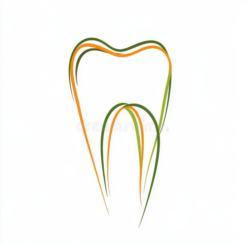 A Container for Dental Floss Featuring a Hook and Tooth Symbol Set ...