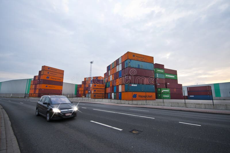 Container Depot editorial photo. Image of port, storage - 42447811