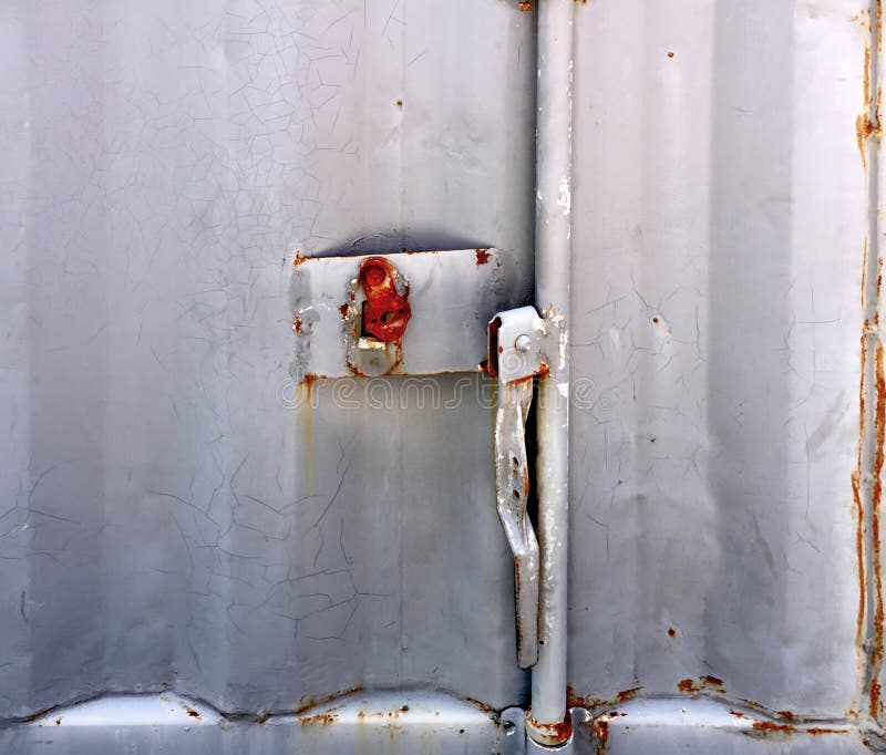 Container Door Latch stock photo. Image of load, industrial - 101526988