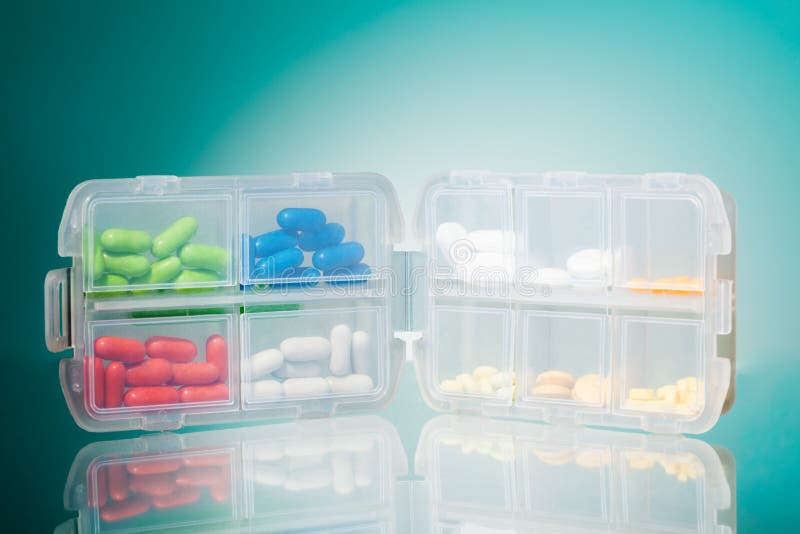 Container full of drugs stock image. Image of organize - 31664597
