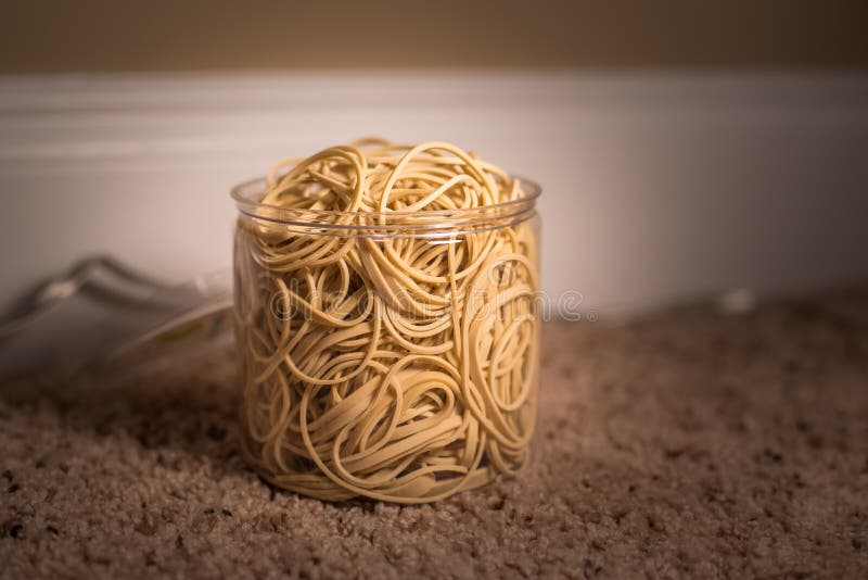 Container Full of Rubber Bands Stock Image - Image of filled, heap ...