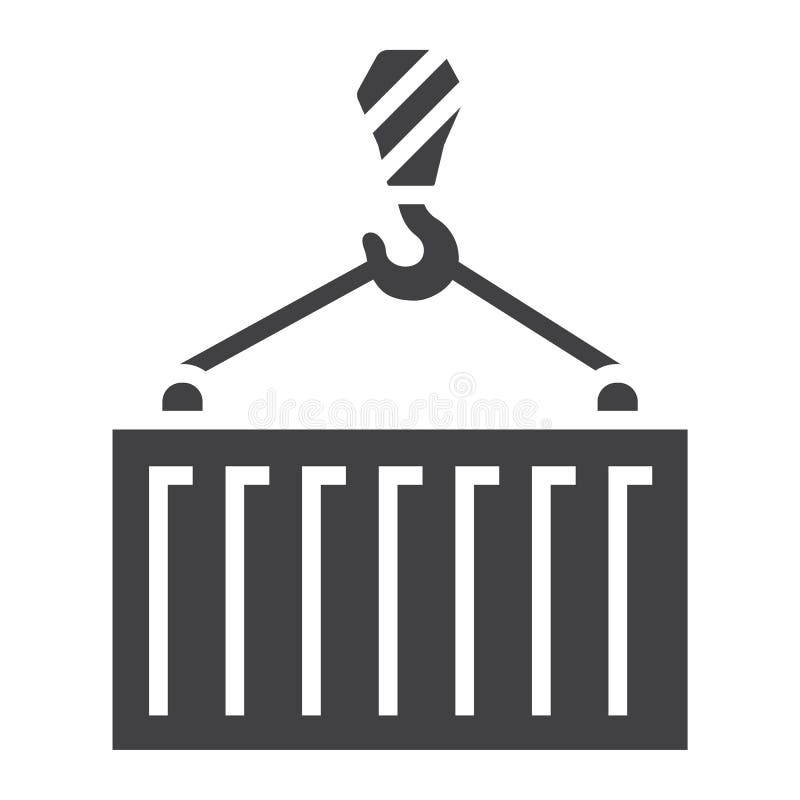 Ibc container glyph icon. stock vector. Illustration of fluid - 128921565