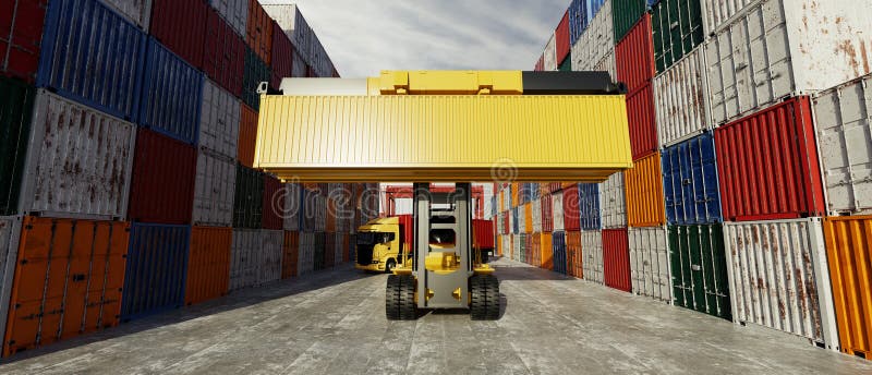 Containeryard Stock Illustrations – 13 Containeryard Stock ...