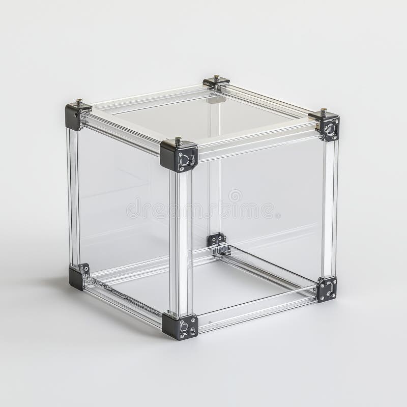 The Container Has a Lid and Handles and is Made of Clear Plastic Stock ...