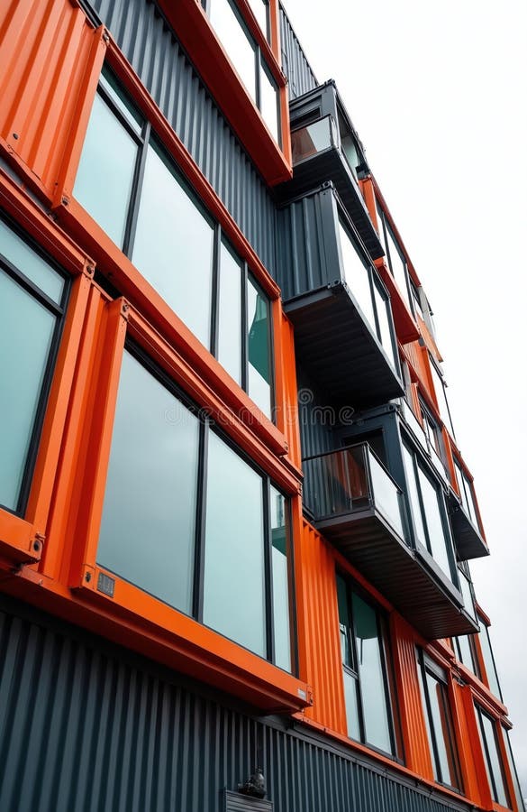 Modern Orange Hotel Building Stock Illustrations – 1,955 Modern Orange ...