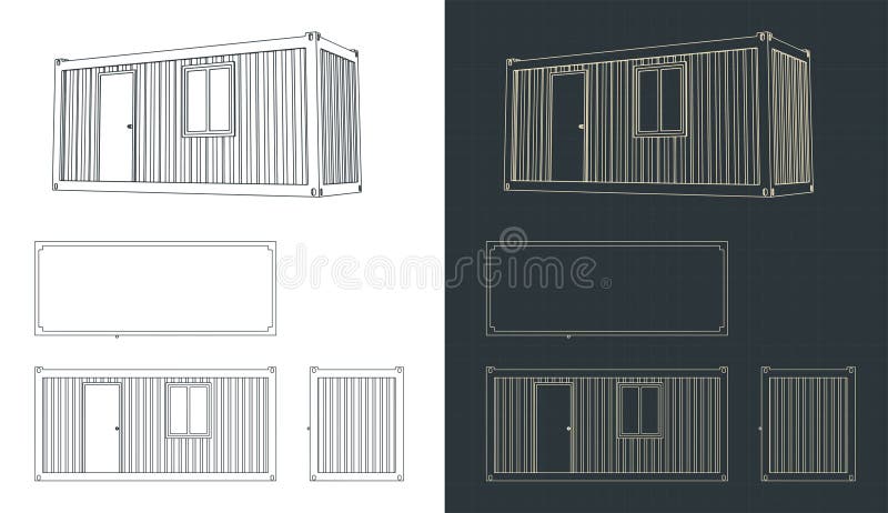 Prefab Container Stock Illustrations – 284 Prefab Container Stock ...