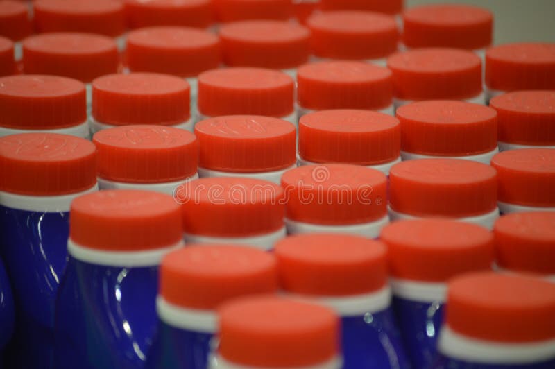Container of Household Chemicals Stock Image - Image of board, close ...