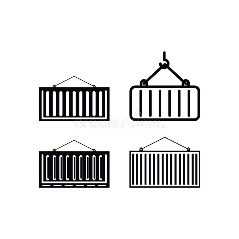 Container Icon Design Template Vector Isolated Illustration Stock ... Container Icon Design Template Vector Isolated Illustration Stock ...
