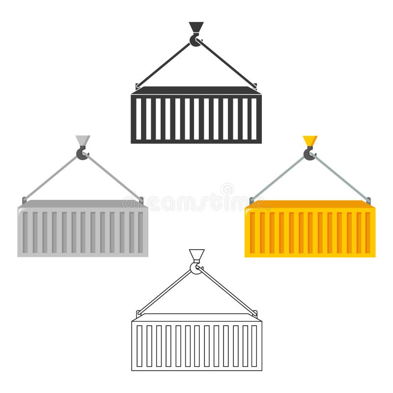 Container Icon of Vector Illustration for Web and Mobile Stock Vector ...