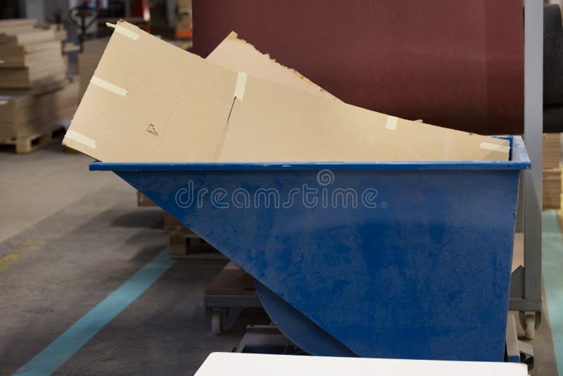 Container for Industrial Waste Stock Image - Image of waste ...