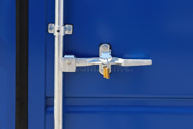 Container Latch stock photo. Image of logistics, metal - 55110890