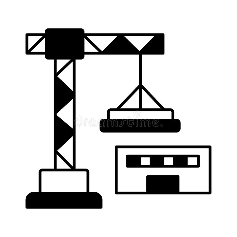 Container Lifter Line Vector Icon Easily Modified Stock Vector ...