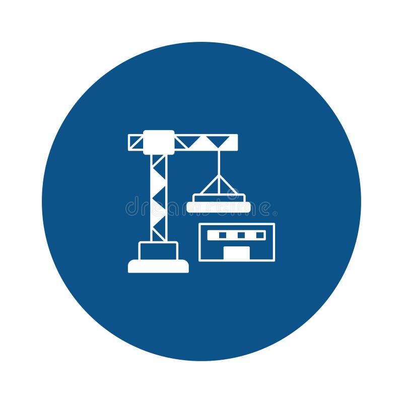 Container Lifter Line Vector Icon Easily Modified Stock Illustration ...
