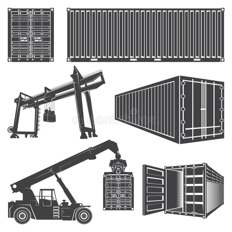Shipping Container Clipart