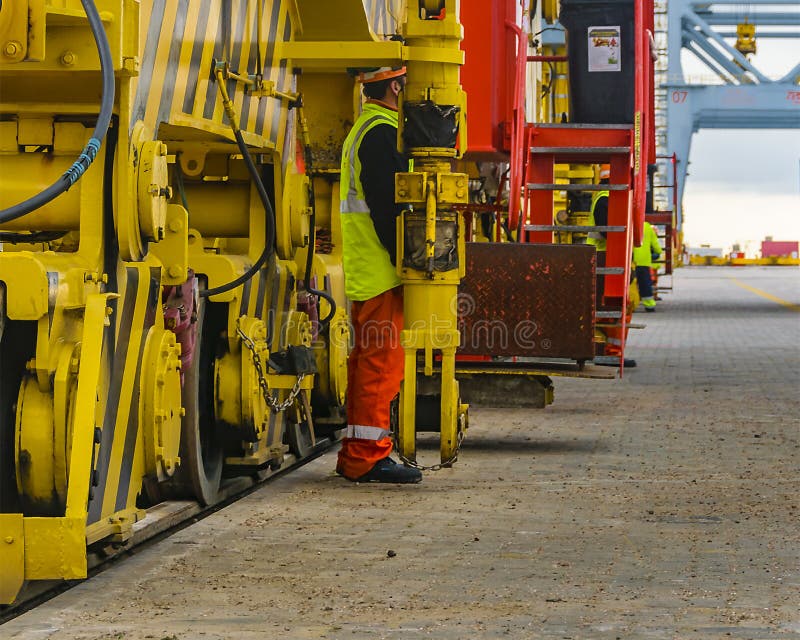 Container Loading, Montevideo Port Editorial Stock Image - Image of ...