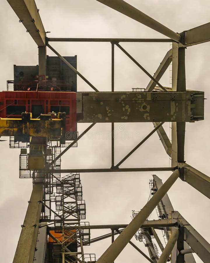 Container Loading, Montevideo Port Stock Image - Image of delivery ...