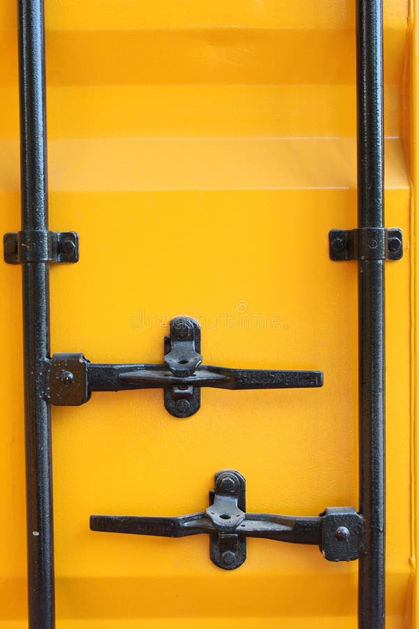 Container locked stock photo. Image of import, carrying - 33767858