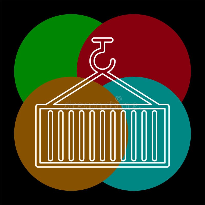 Container Logistic - Shipping Container Stock Vector - Illustration of ...