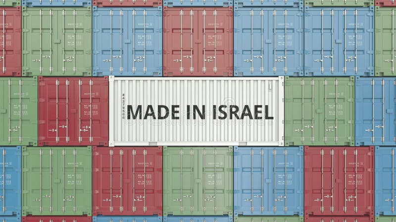 Israel Export Animation. Country Flag and Button Stock Footage - Video ...