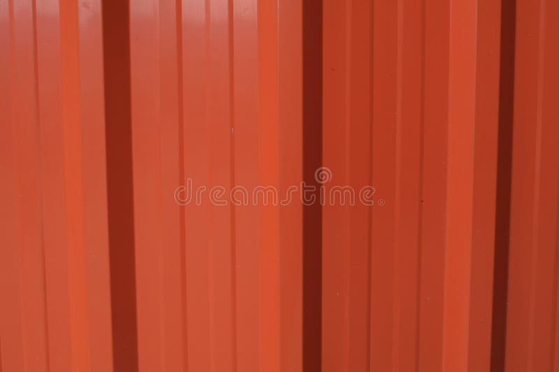 Container Metal Orange Wall Texture Background. Color Panel Red-orange ...