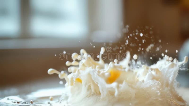 Captivating Milk Splash Showcasing Fresh Dairy in Motion Stock Video ...