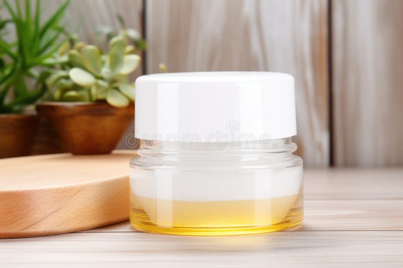 Container of Moisturizer with Alpha Hydroxy Acids on Shelf Stock Image ...
