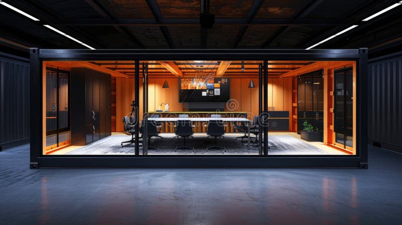 Container into Office. Reuse Container for Building Houses or Office ...