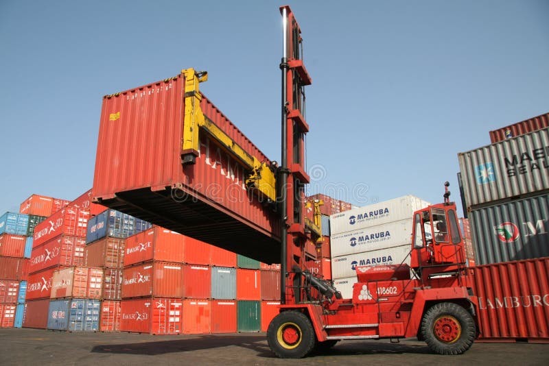 Container port editorial stock image. Image of port, transport - 7197789