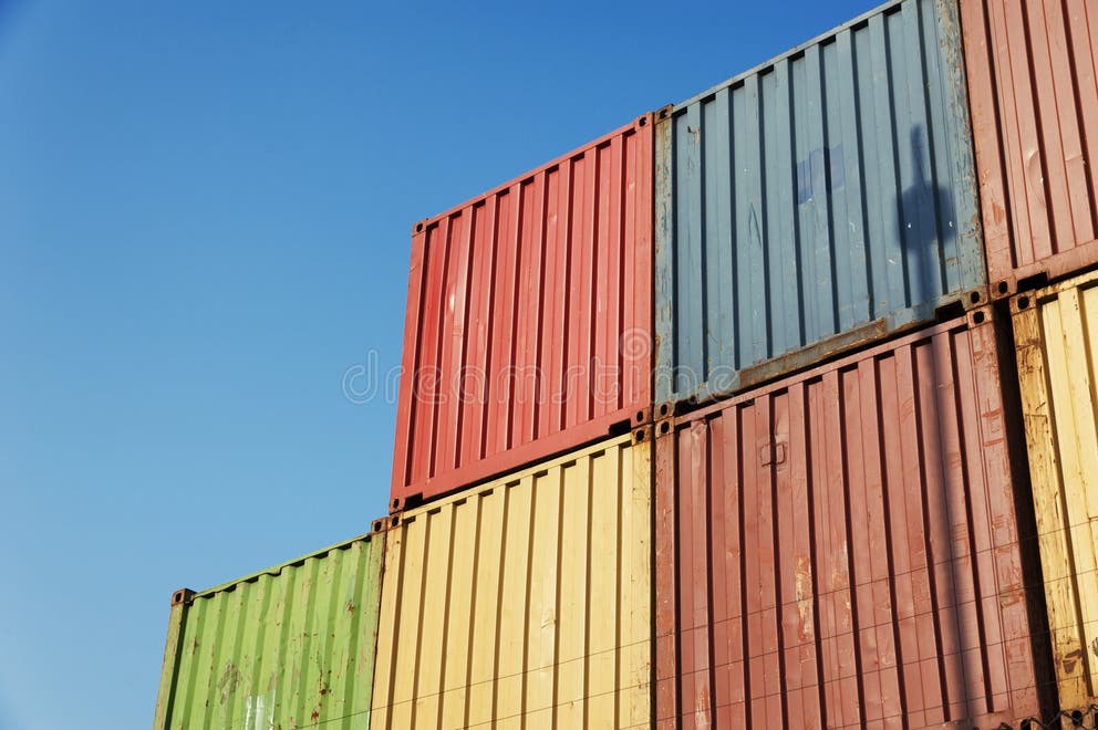 Container port stock photo. Image of loading, nautical - 33521184
