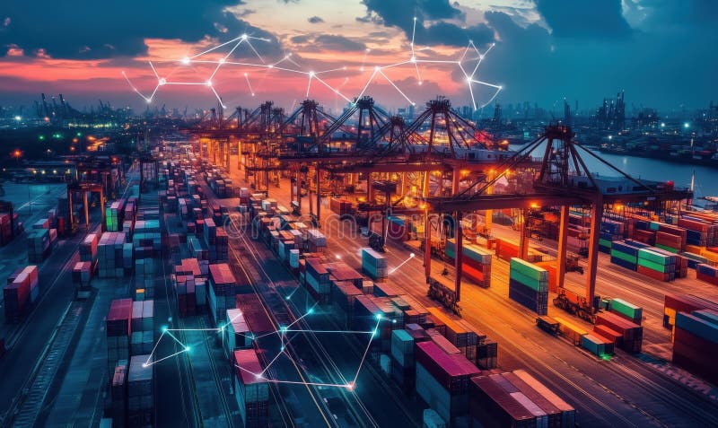 Container Port Operations Management with Professionals Monitoring ...