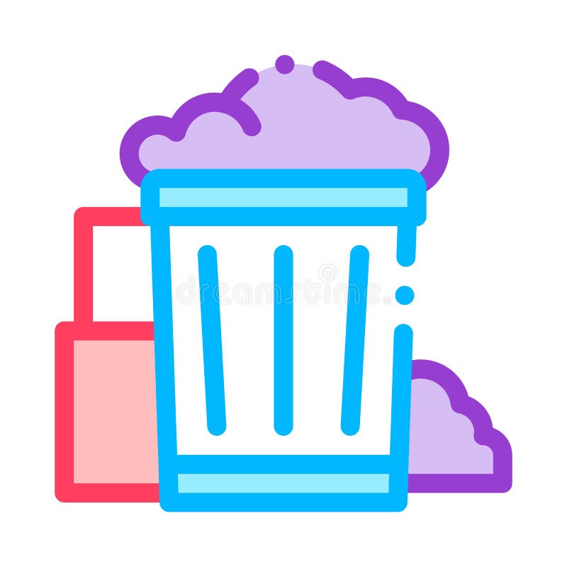 Container Trash Bin Garbage Game Pixel Art Vector Illustration Stock ...