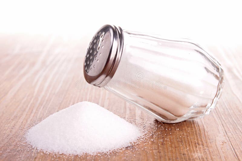 Salt or sugar stock image. Image of diet, spice, wood - 30206981