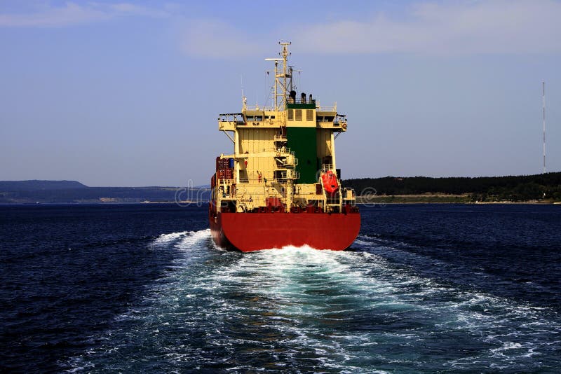Container ship stock image. Image of boat, economy, crate - 24577913