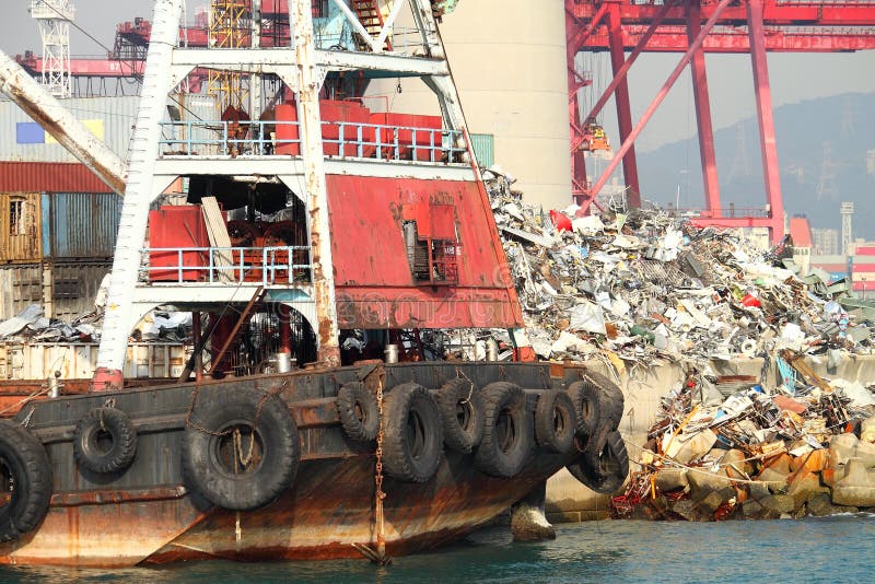 Container ship stock photo. Image of dump, industry, kong - 25467922