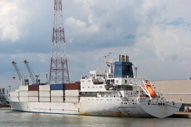 Discharge stock image. Image of international, maritime - 2347743