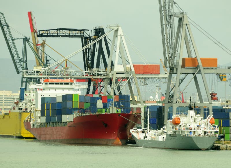 Container Ship Flows from Felixstowe UK Editorial Stock Image - Image ...