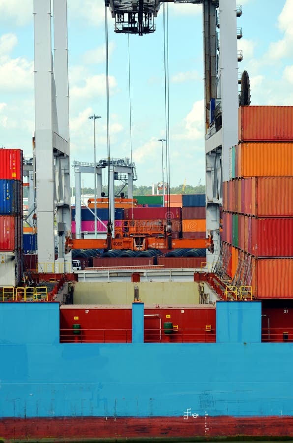 Savannah Container Harbour Stock Photos - Free & Royalty-Free Stock ...
