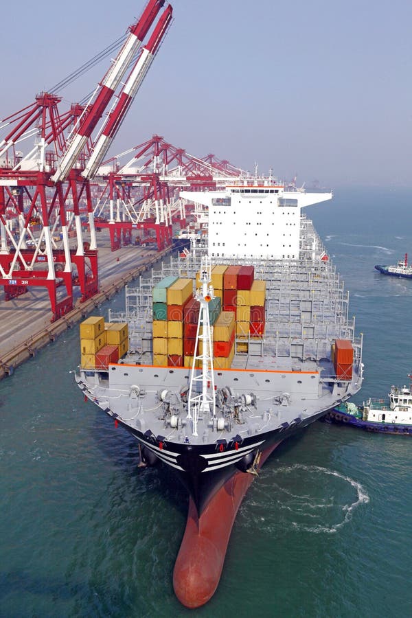 Container harbour stock photo. Image of freight, logistics - 29773258