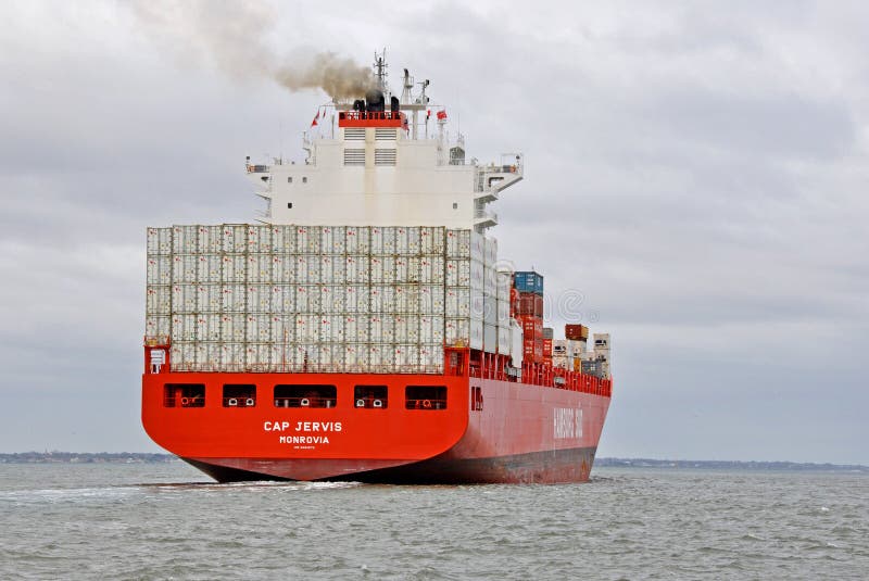 Container Ship CAP JERVIS editorial image. Image of container - 54417135